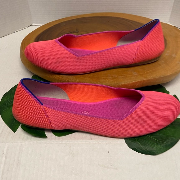 Rothy's | Shoes | Rothys Neon Pink Flats | Poshmark